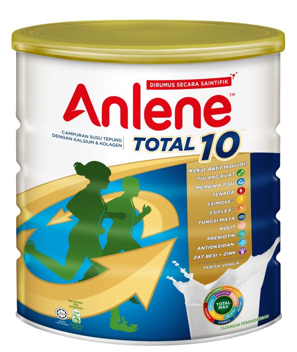 ANLENE TOTAL 10 NUTRITIONAL MILK POWDER [VANILLA] - 800g | Lazada Singapore