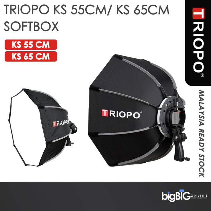 TRIOPO 55cm/65cm Foldable Octagon Softbox | Lazada