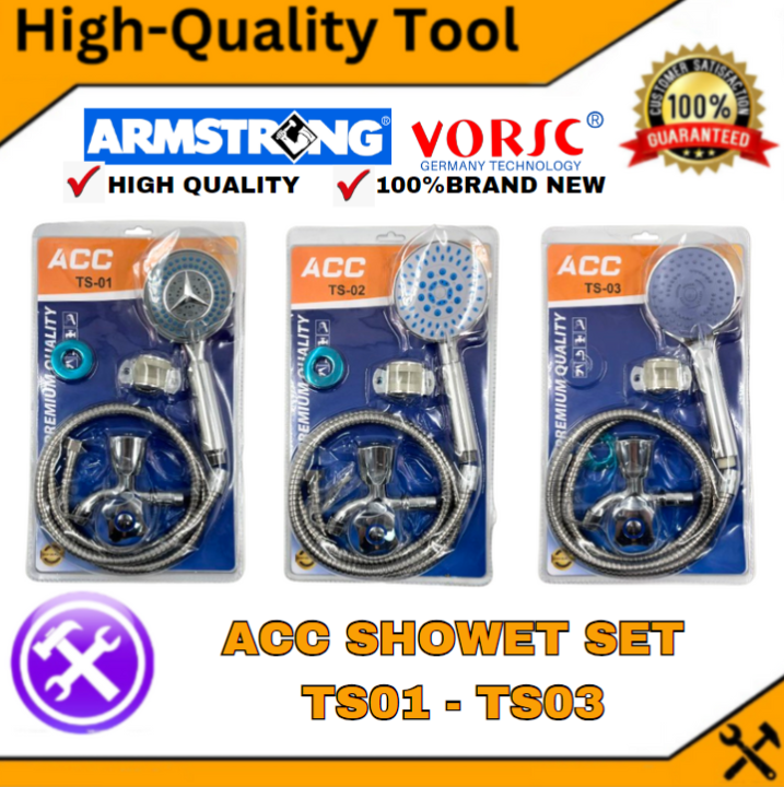 ACC HEAVY DUTY SHOWER SET WITH TWO WAY FAUCET | Lazada PH