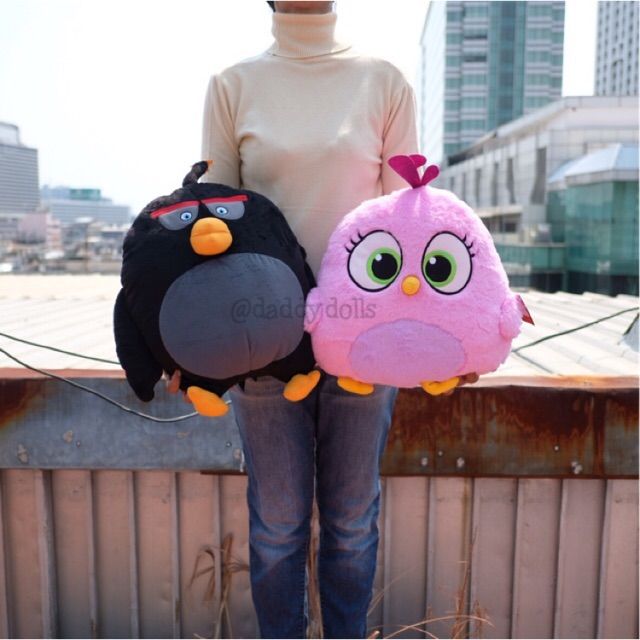 หมอนอิง บอดี้ Bomb 15นิ้ว & Zoe 14นิ้ว Angry Birds แองกรี้เบิร์ด นกขี้ ...