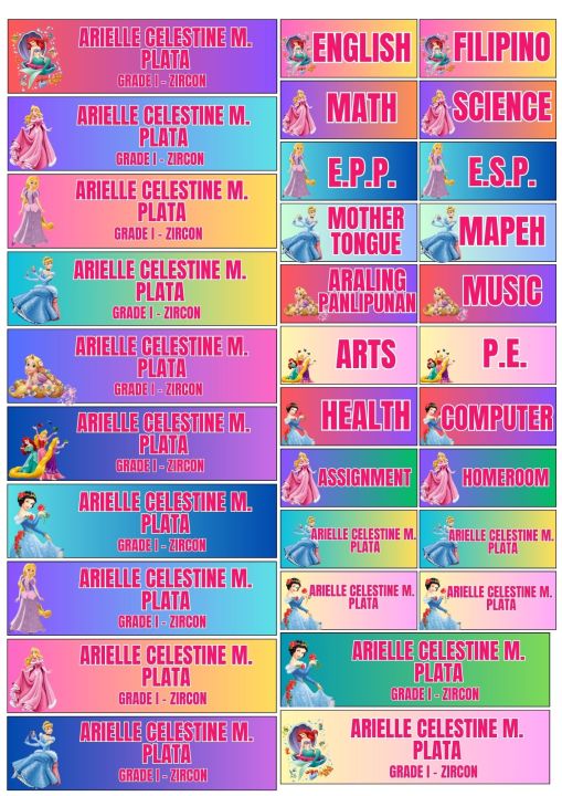 Personalized Sticker / Subject Sticker label (Please send details) Maru ...