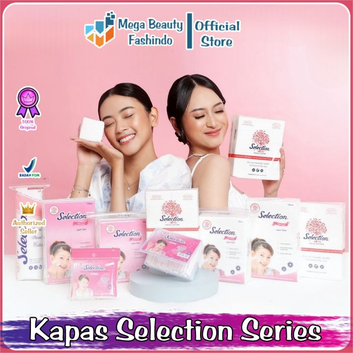 Selection Kapas Special Lapis Tipis Isi 60gr Zip Lock Zipper | 175's | Lazada Indonesia