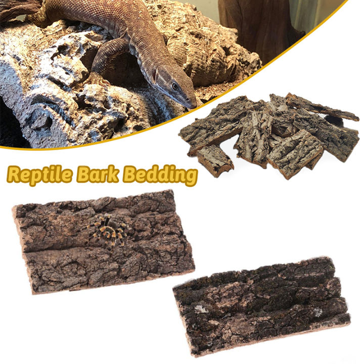 Natural Cork Bark Terrarium Background Reptile Tank Tree Bark Climbing ...