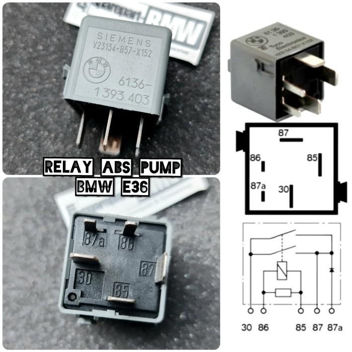 Relay Abu-Abu Pompa Abs Bmw E36 Seri 3 | Lazada Indonesia