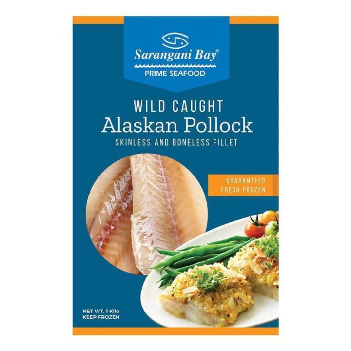 Frozen Alaskan Pollock Fillet (1kg) by Sarangani Bay - [Same Day ...
