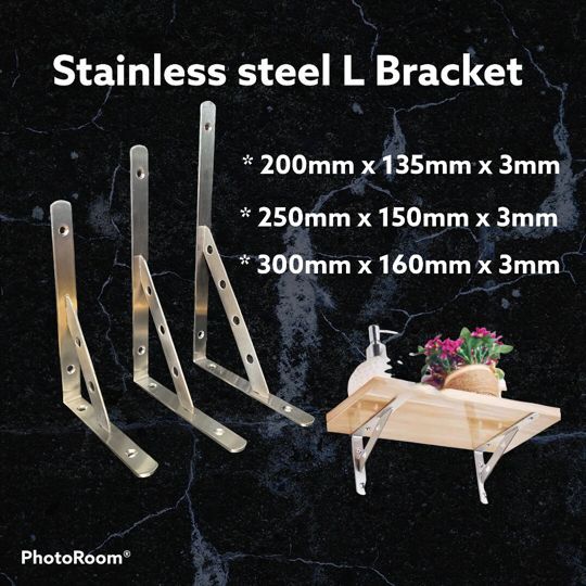Extra Long Thickened Solid Stainless Steel L Bracket Angle Bracket L ...