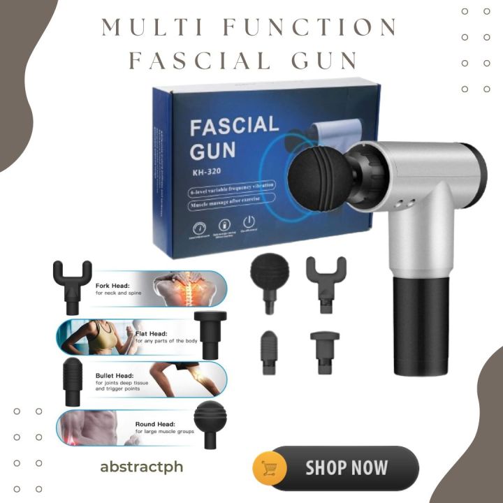 Multi Function Fascial Gun muscle massager,Therapy massager, massage ...