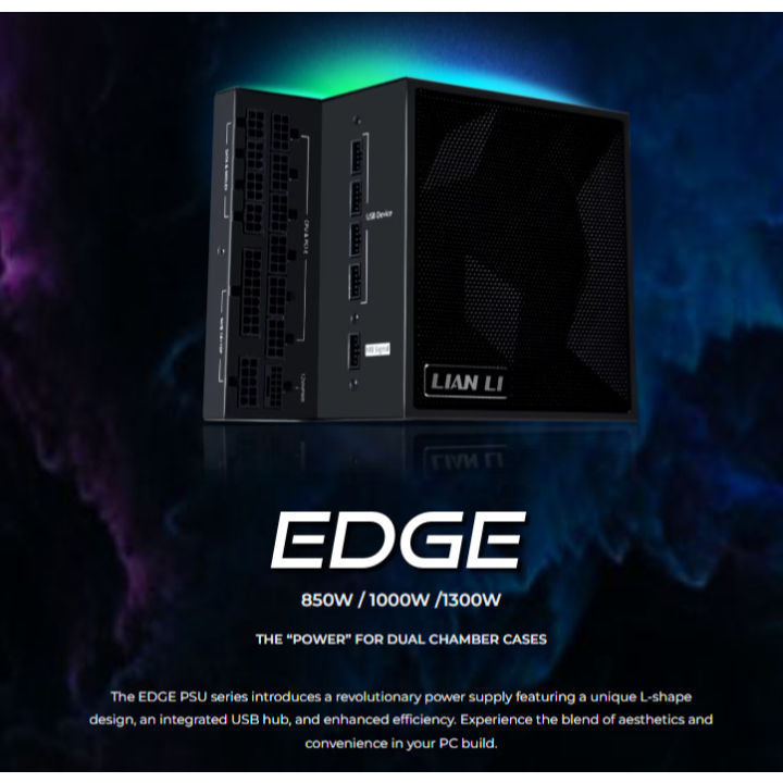 # Lian Li Edge Series L-Shape Design Power Supply # [ Black / White ...