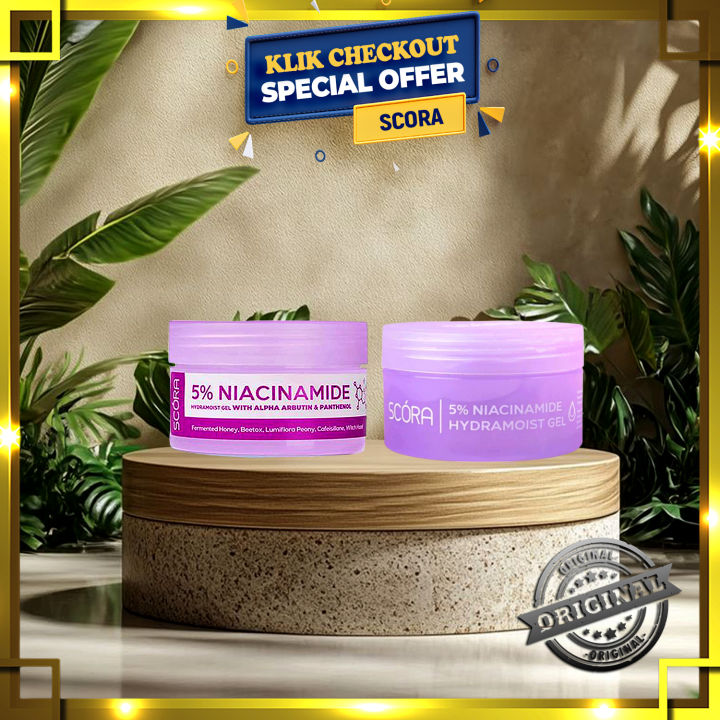 Scora 5% niacinamide hydramoist gel 40ml | Scora 5% Niacinamide Hydramoist Gel with Alpha ...