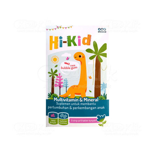 HI-KID CHEWABLE, Untuk Membantu Pertumbuhan Dan Perkembangan Anak ...