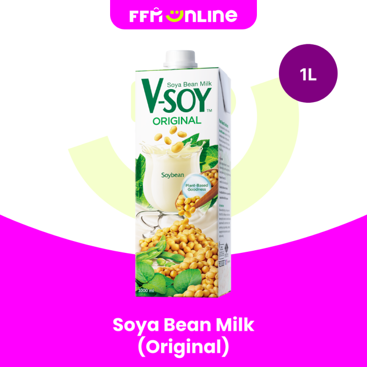 V-SOY Soy Bean Milk 1L - Original | Lazada