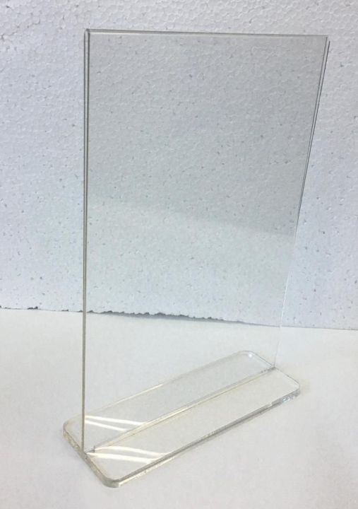 Acrylic T-separate Display Stand A5 Paper Holder ( Portrait ) | Lazada