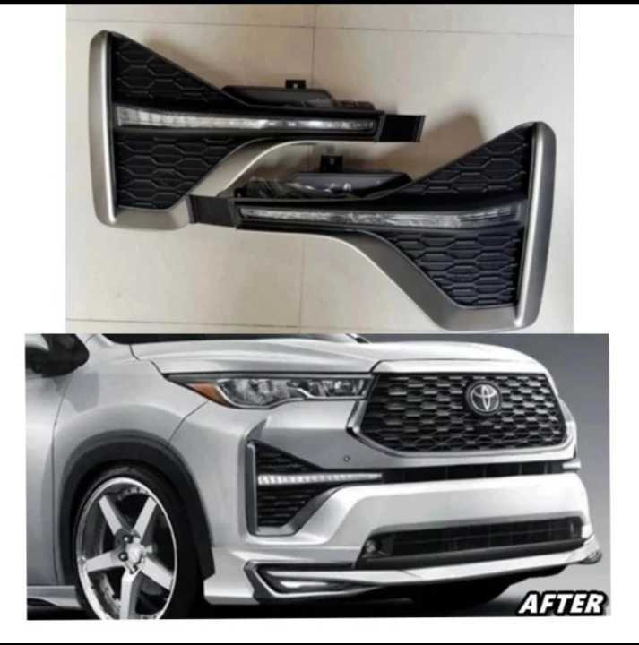 TOYOTA INNOVA ZENIX 2023 2024 FOG LAMP COVER DAY TIME RUNNING LIGHT ...