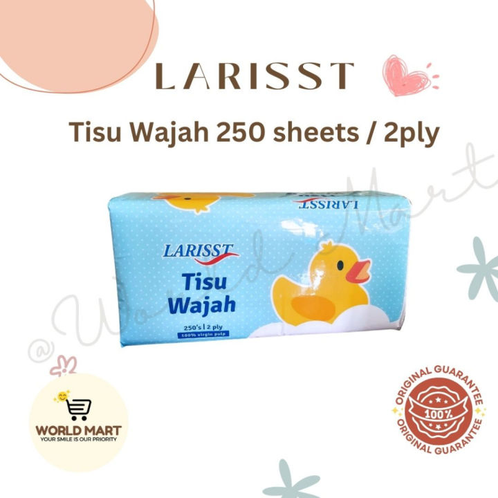 Larrist Tissue Wajah 250 sheets 2ply | Lazada Indonesia