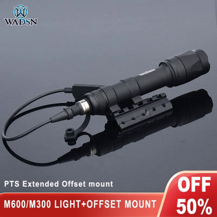 Wadsn M600C M300A Tactical Scout Light SF Flashlight PTS Extended ...