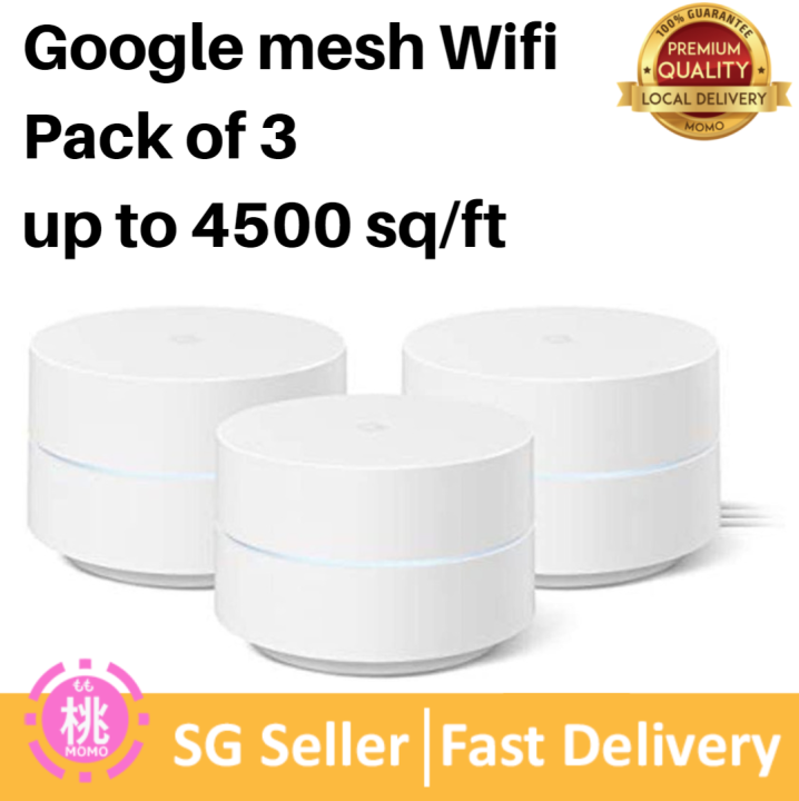 Google Wifi - AC1200 - Mesh WiFi System - Wifi Router - up to 4500 Sq ...