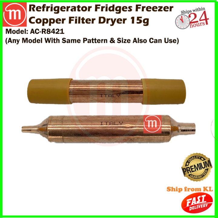Universal Refrigerator Fridges Freezer 15g Copper Filter Dryer (1 Pcs ...