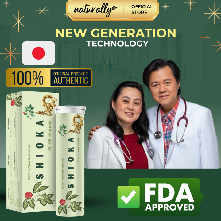 SHIOKA JAPAN TOP HERBAL EFFERVESCENT TABLET REMOVE FIBROIDS, CYSTS ...