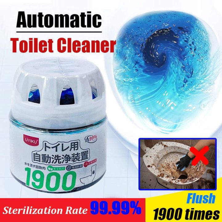 Japan Automatic Flush and Clean Toilet Cleaner Whitener Stain Remover ...