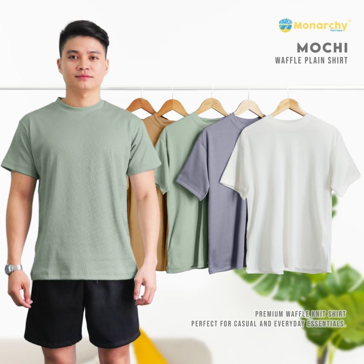 Monarchy Official MOCHI Waffle Plain Shirt ( PREMIUM ) | High Quality ...