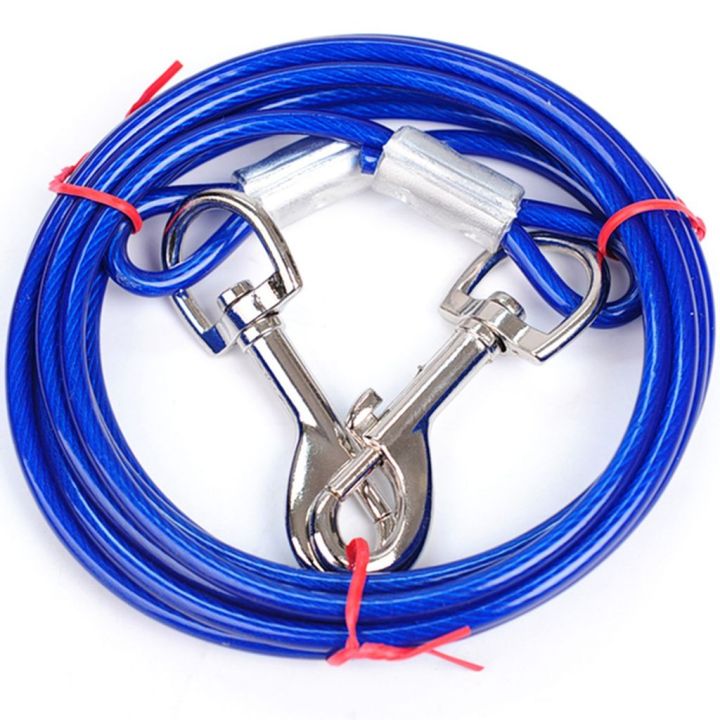 ER52858 3/5/10 Meter Anti-Bite for Two Dogs Strong Steel Wire with PVC ...