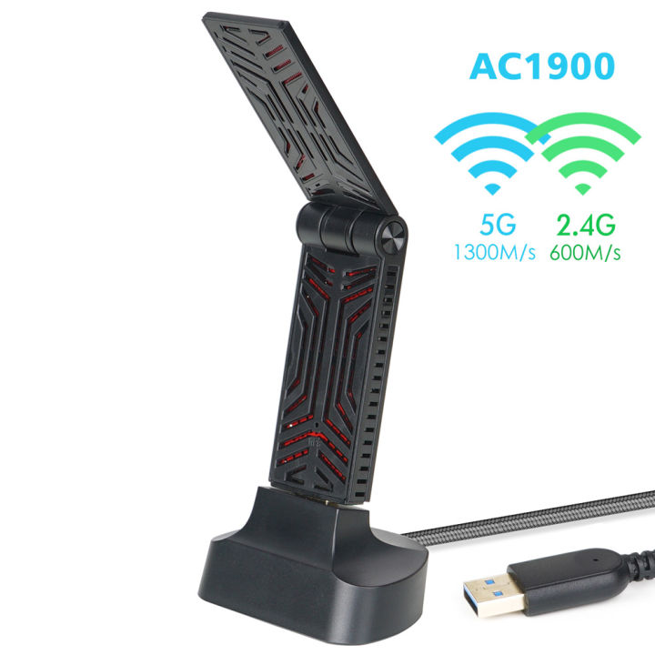 Wavlink AC1900 2.4GHz + 5Ghz USB3.0 Wireless Network Adapter Dual Band ...
