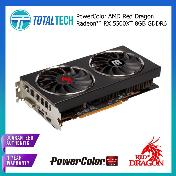 PowerColor Red Dragon Radeon™RX 5500 XT 8GB DDR6 | Lazada PH