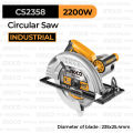 Circular Saw (9 1/4") INGCO CS2358 Gergaji Serkel Circle Listrik Potong ...