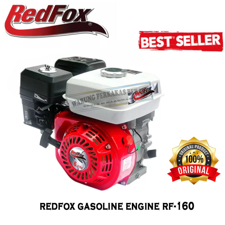TANOSS 6.0HP GX-160 Motor Bensin Mesin Penggerak Serba Guna 4 Stroke Gasoline Engine - Redfox ...