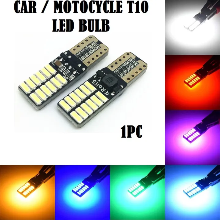 1PC T10 W5W Led Bulb Car Headlight Bulb Interior Room Light Roof Light ...