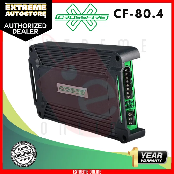 CROSSFIRE 4 CHANNEL AMP AM-CF/80.4 | Lazada
