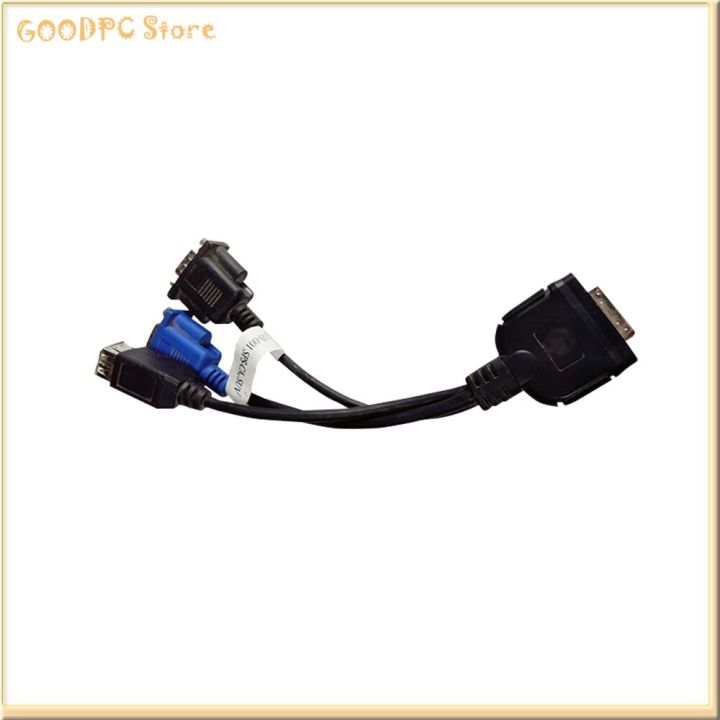Original Blade Server Adapter Cable KVM Cable Serial Port+USB+VGA ...