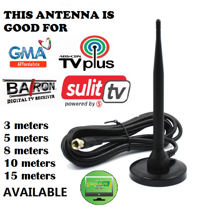 Antenna for ABS CBN TVPLUS Digibox TV PLUS ANTENNA 10 METERS | Lazada PH