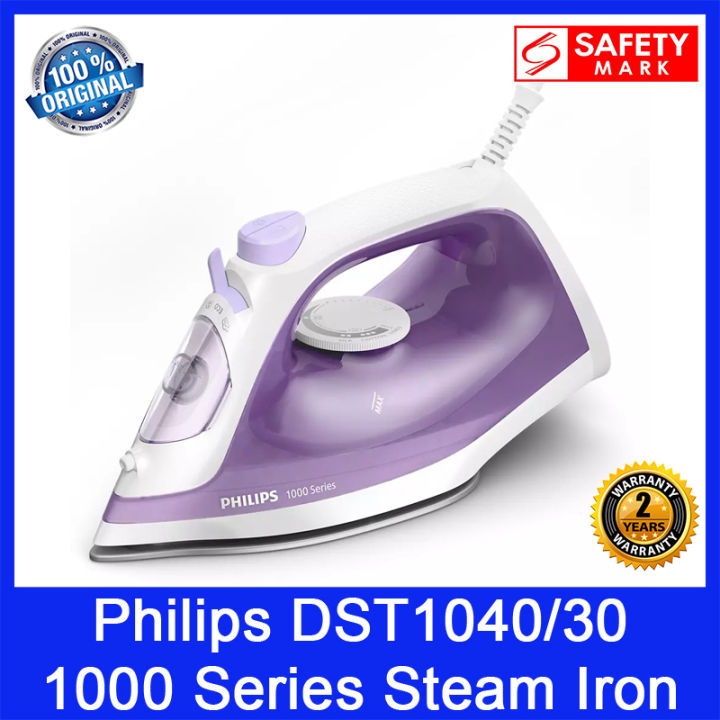 Philips DST1040/30 Steam Iron. 1000 Series. Non-stick Soleplate ...
