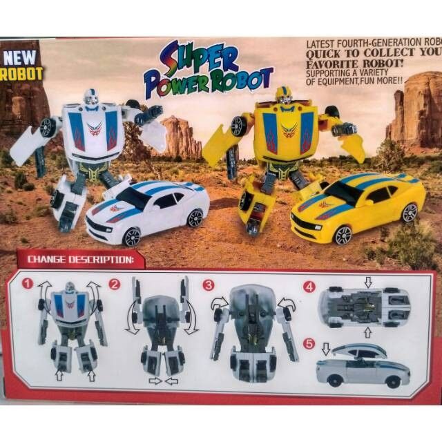 Mainan Robot Mini Super Transformation Bumblebee | Lazada Indonesia