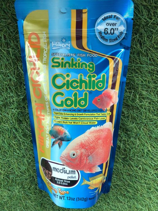 HIKARI CICHLID GOLD SINKING 342G For Cichlid And Lager Tropical Fish ...