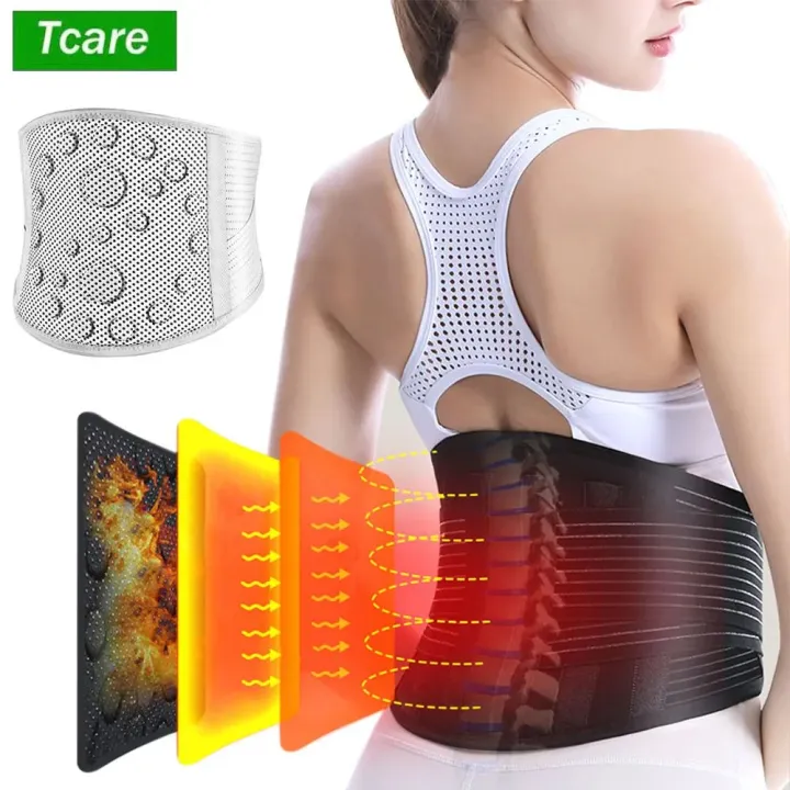 Self-heating Lumbar Magnet Belt,Thermal Magnetic Therapy Tourmaline ...
