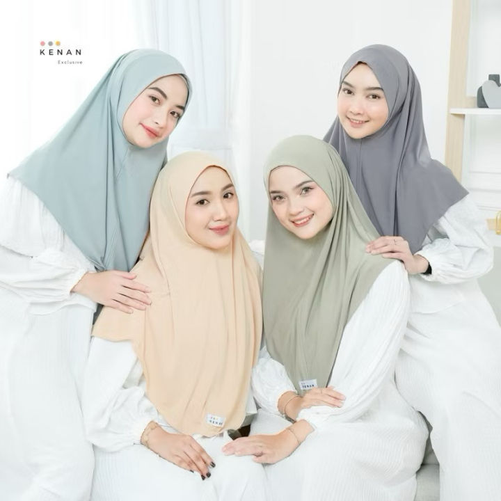 AFRA - Daily Hijab Clara Instan Size L / Bergo Non Pet Antem Matt Jersey Premium Tebal | Lazada ...