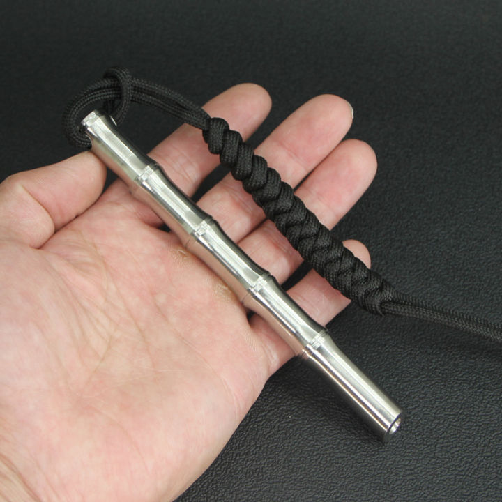 Titanium steel cool stick TC4 titanium alloy K stick bamboo key short ...