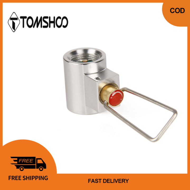 TOMSHOO Flat Tank Adapter Valve Convertor Shifter Camping Cylinder ...