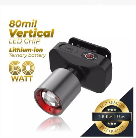 MC11 - Senter Kepala AOKI Cahaya Maksimal Pro dengan USB-C, 60W Fokus & Penyebaran Zoom | Lazada ...