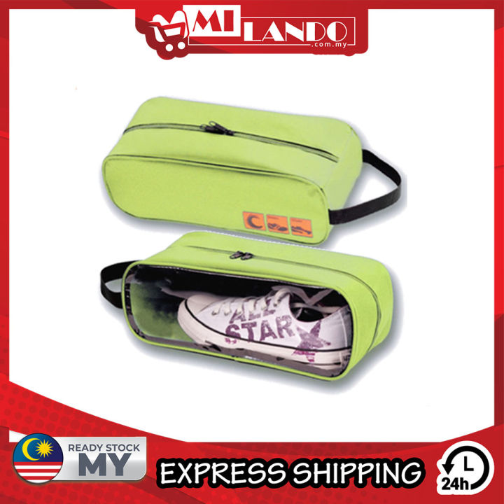 MILANDO Shoe Bag Travel Organizer Bag Shoe Storage Beg Kasut (Type 5 ...
