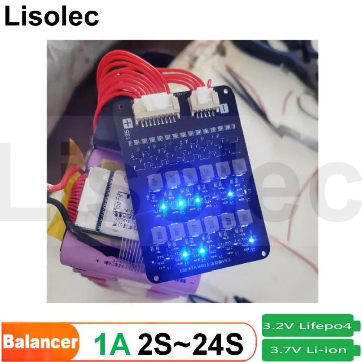 Balance Board Active Balancer Equalizer for Lifepo4 Li-ion 2S~24S 18650 21700 32650 12V 24V 36V ...