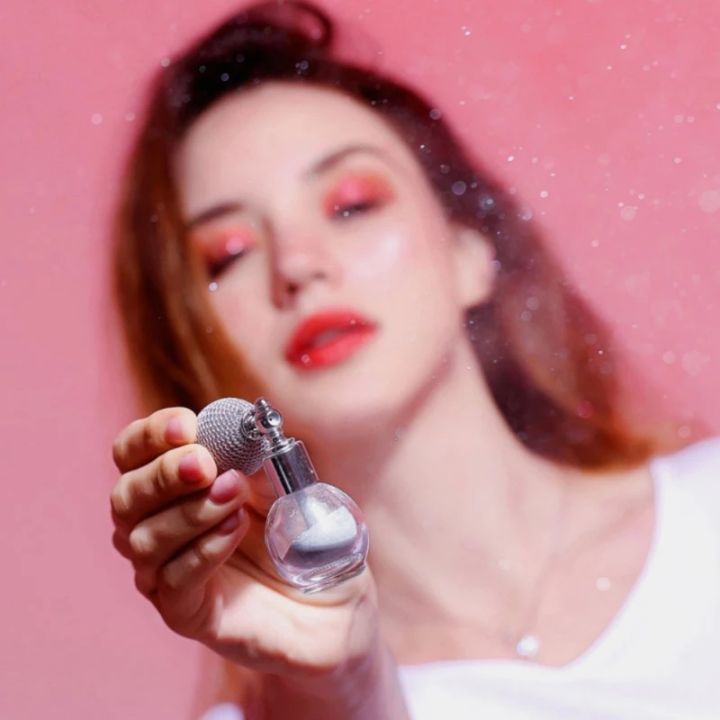 DORISNA Fashion Highlight Powder Spray High Gloss Glitter Spray Shimmer ...