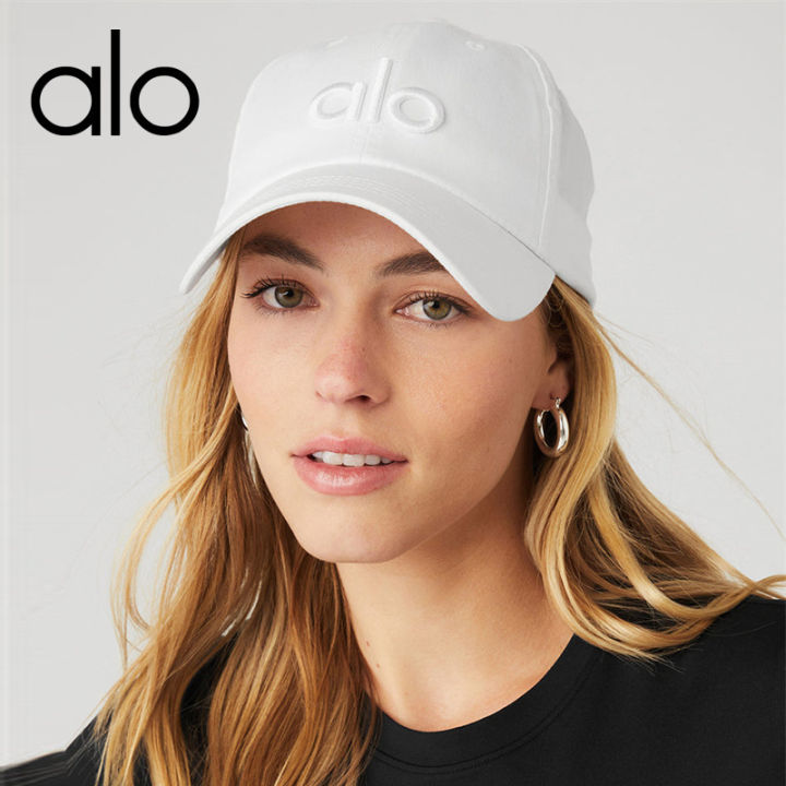 Spot Goods alo Baseball Cap Embroidered Hard Top Hat Men's and Women's ...