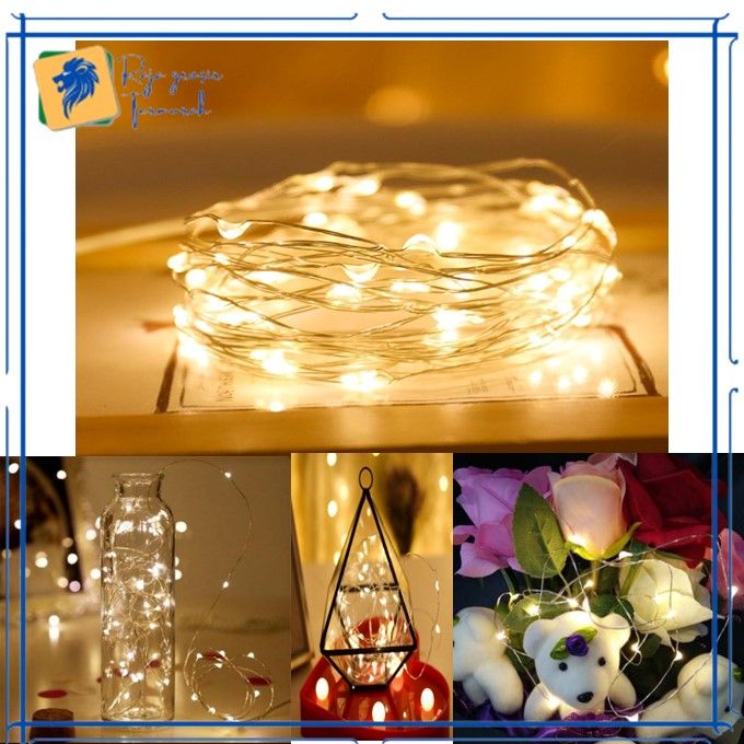 Lampu Tumblr Kawat Mini 1 2 3 5 Meter Lampu Hias Dekorasi Gift Box ...