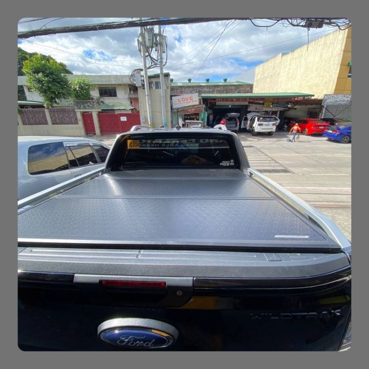 Ford ranger wildtrak 2023-2024 trifold bed cover hard alumiunum test ...