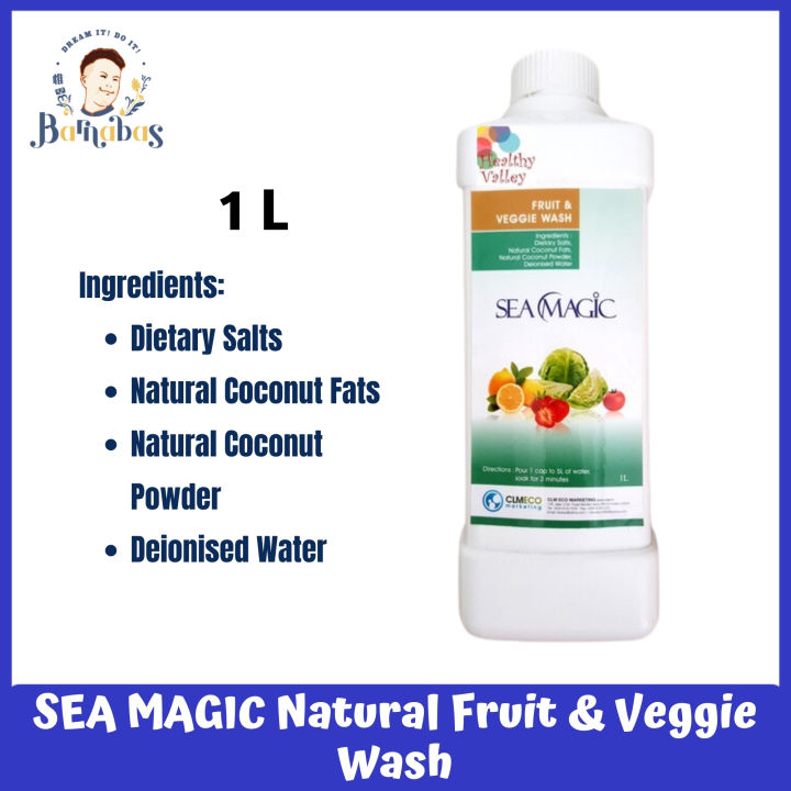 Sea Magic Natural Fruit & Veggie Wash 1L | Lazada