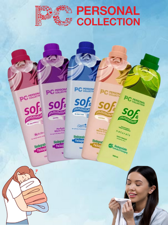 PERSONAL COLLECTION SOF FABRIC CONDITIONER & SOFTENER 1000% AUTHENTIC ...