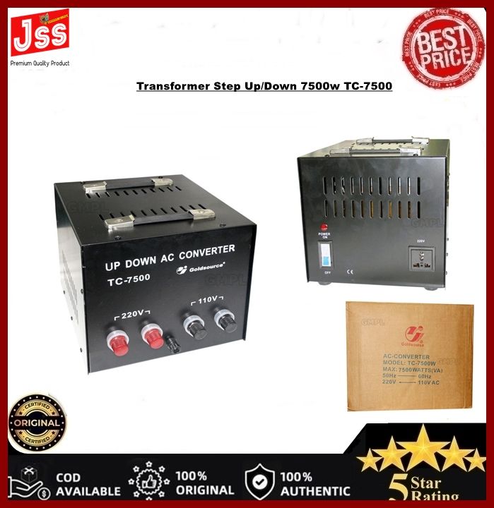 JSS Transformer Step Up/Down 7500w TC-7500 (ORIGINAL) | Lazada PH